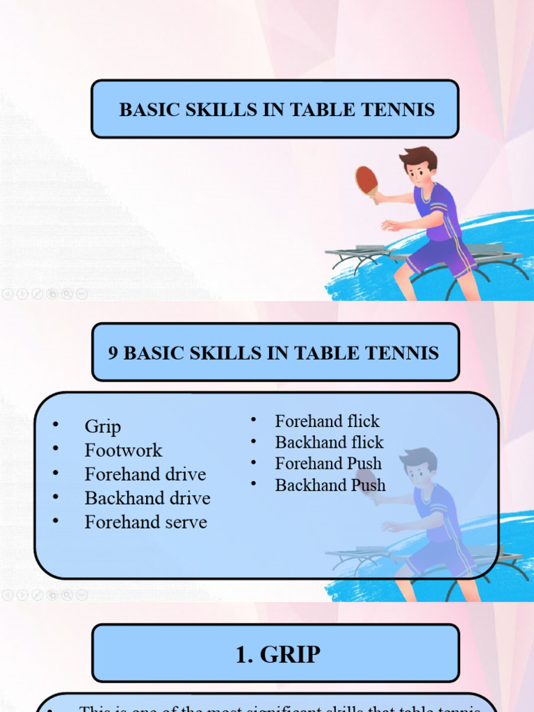 Pe 4 Lesson 7 Table Tennis | PDF | Table Tennis | Athletic Sports