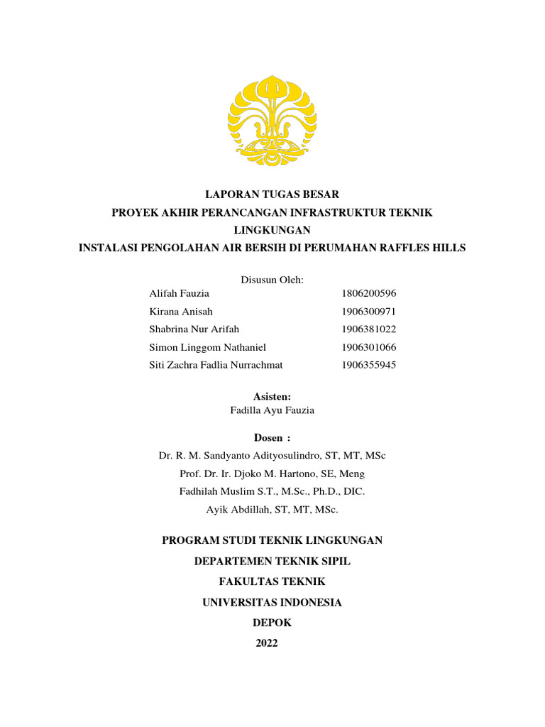 Makalah Progress Laporan Bab 4 - Kelompok 2 - TL01 - Alifah Fauzia - 1806200596 | PDF | Bisnis ...