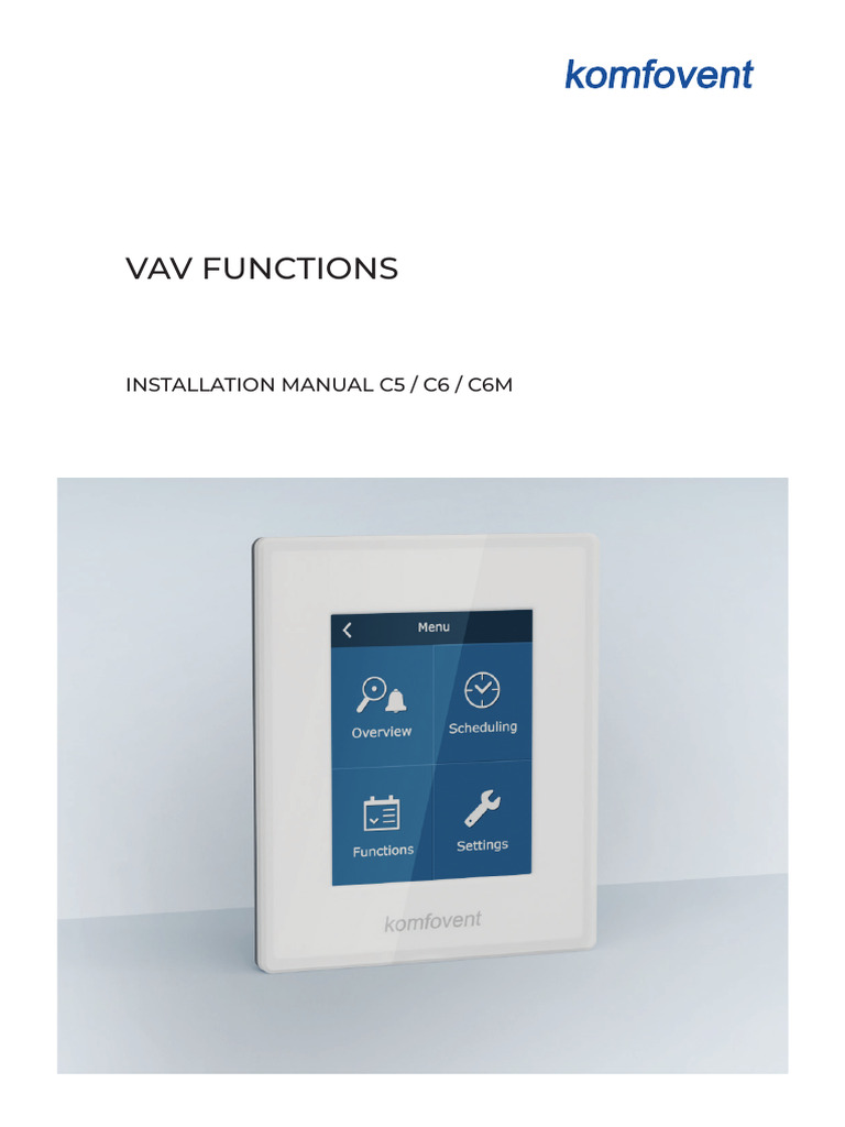 VAV Function Installation EN | PDF | Duct (Flow) | Building Engineering