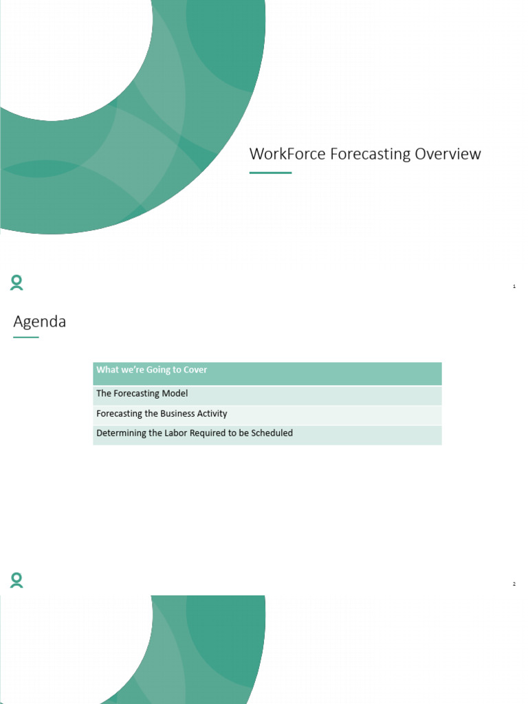 WorkForce Forecasting Overview | PDF | Forecasting | Applied Mathematics