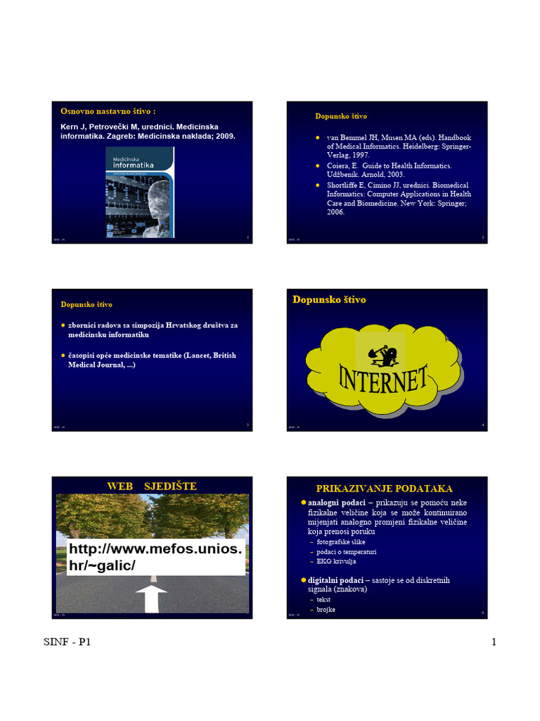 SINF P1-1,2,3 (Povijest, Racunala, Os, Uvod U MI) (Način Kompatibilnosti) | PDF