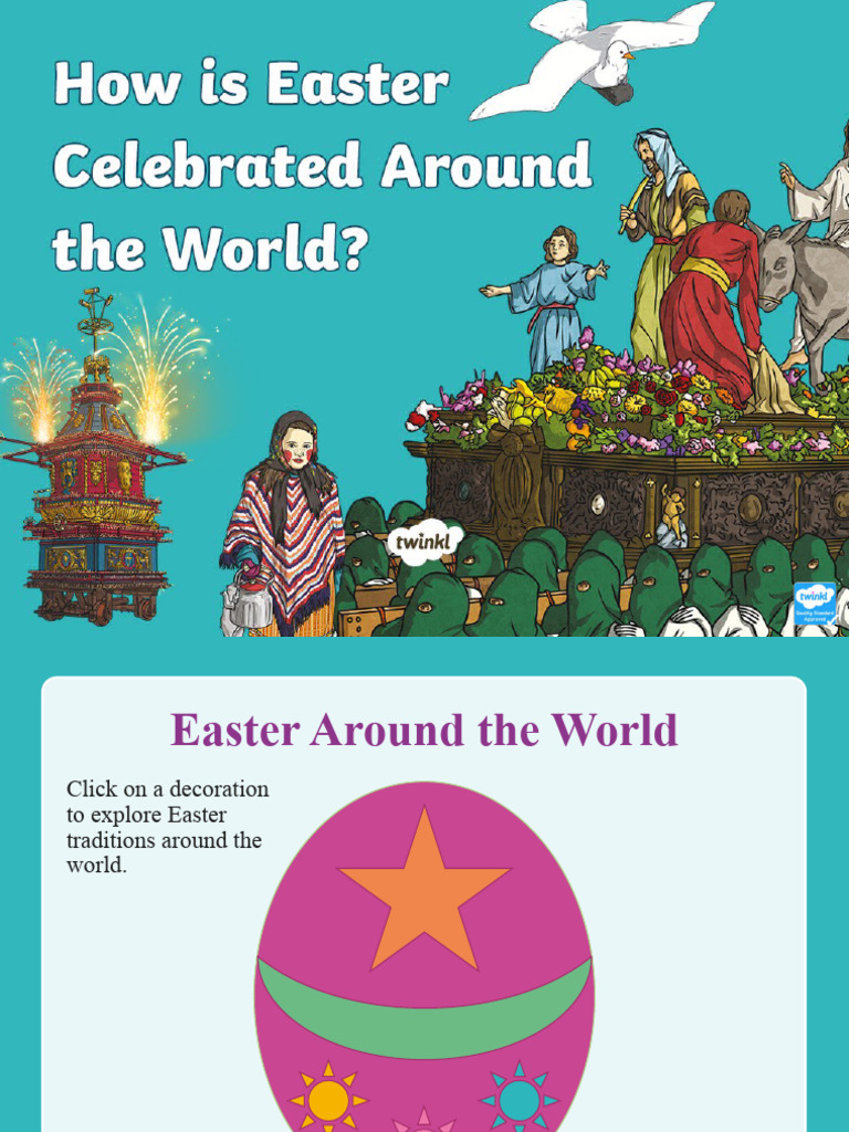 How Easter Is Celebrated Around The World Powerpoint English Medium ...