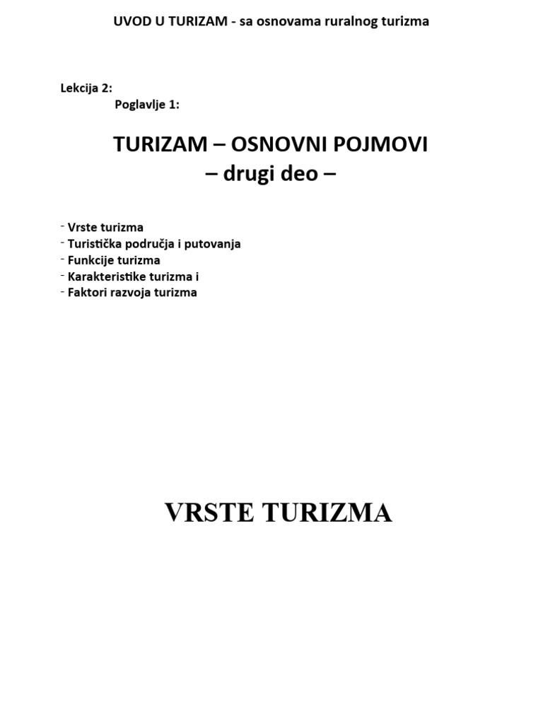Lekcija 02 PREDAVANJE - Osnovni Pojmovi 2 | PDF