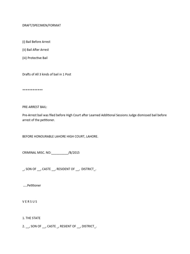 DRAFT | Download Free PDF | Bail | Arrest