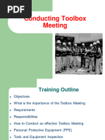 Toolbox Meeting & Hazard Training Guide | PDF | Workplace | Safety