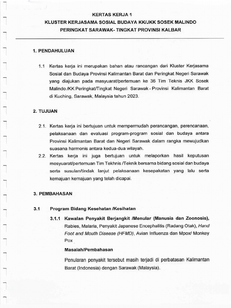 KK 1 Sosek Malindo Ke 36 | PDF