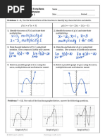 Worksheet A Key Topic 1.8 Rational Functions and Zeros | PDF ...