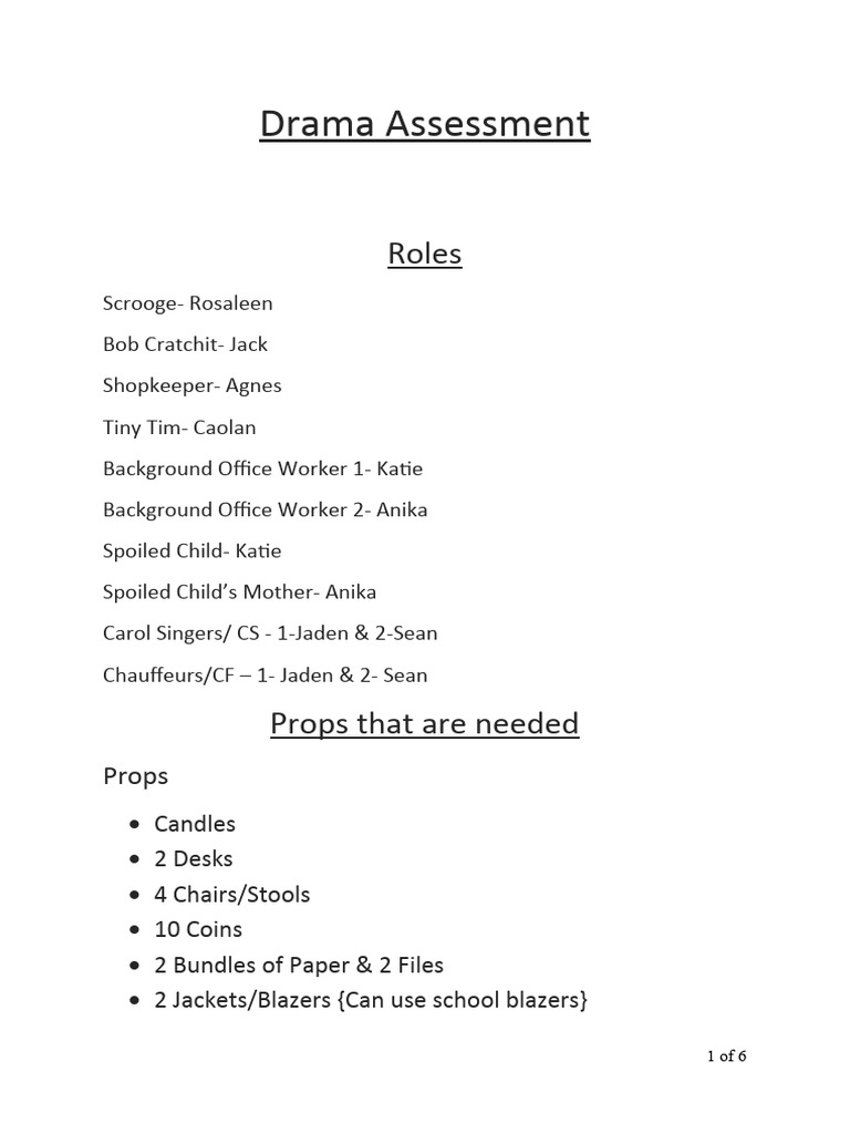 "Christmas Carol Drama Script" | PDF | Ebenezer Scrooge