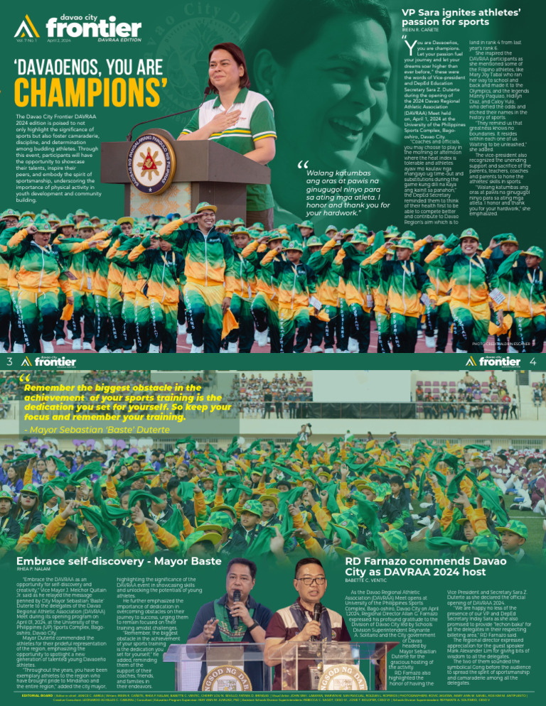 Frontier Issue 1 | PDF | Rodrigo Duterte | Philippines