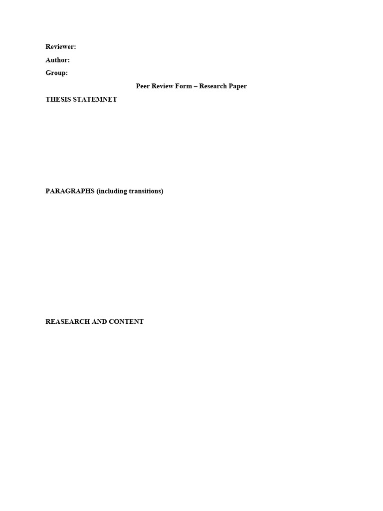 Blank Form | PDF