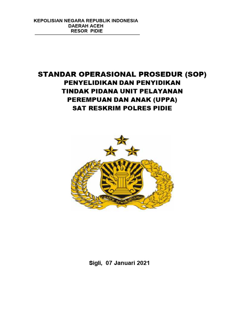 Sop Ppa | PDF | Ilmu Sosial