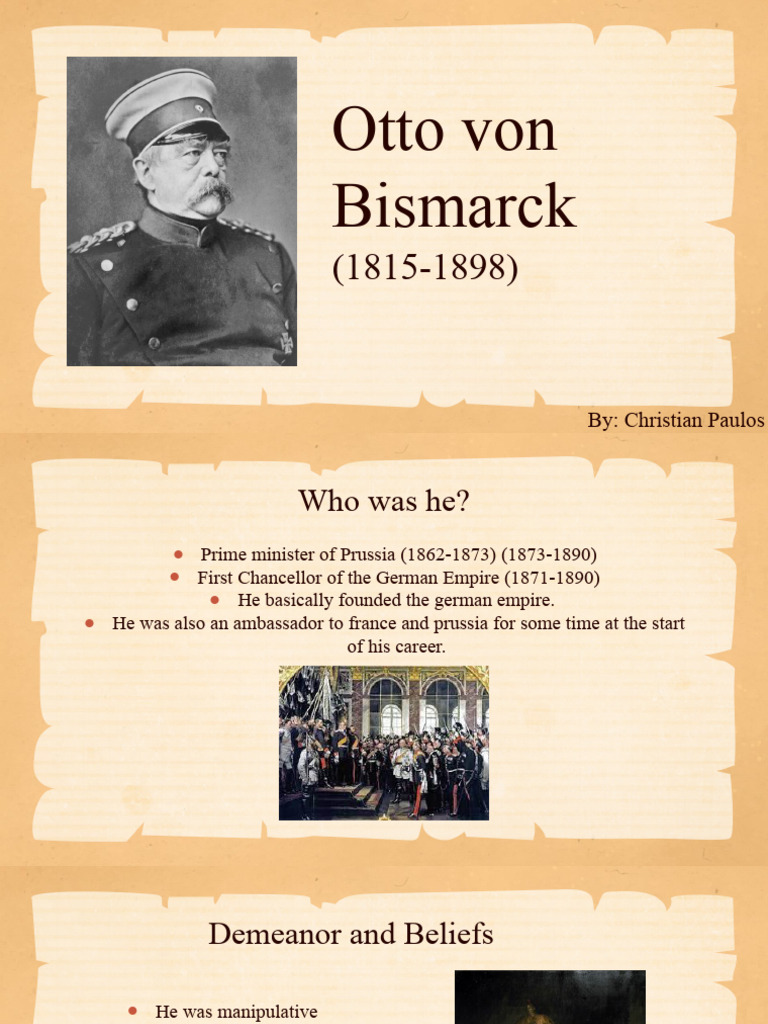 Otto Von Bismarck | Download Free PDF | Otto Von Bismarck | German Empire