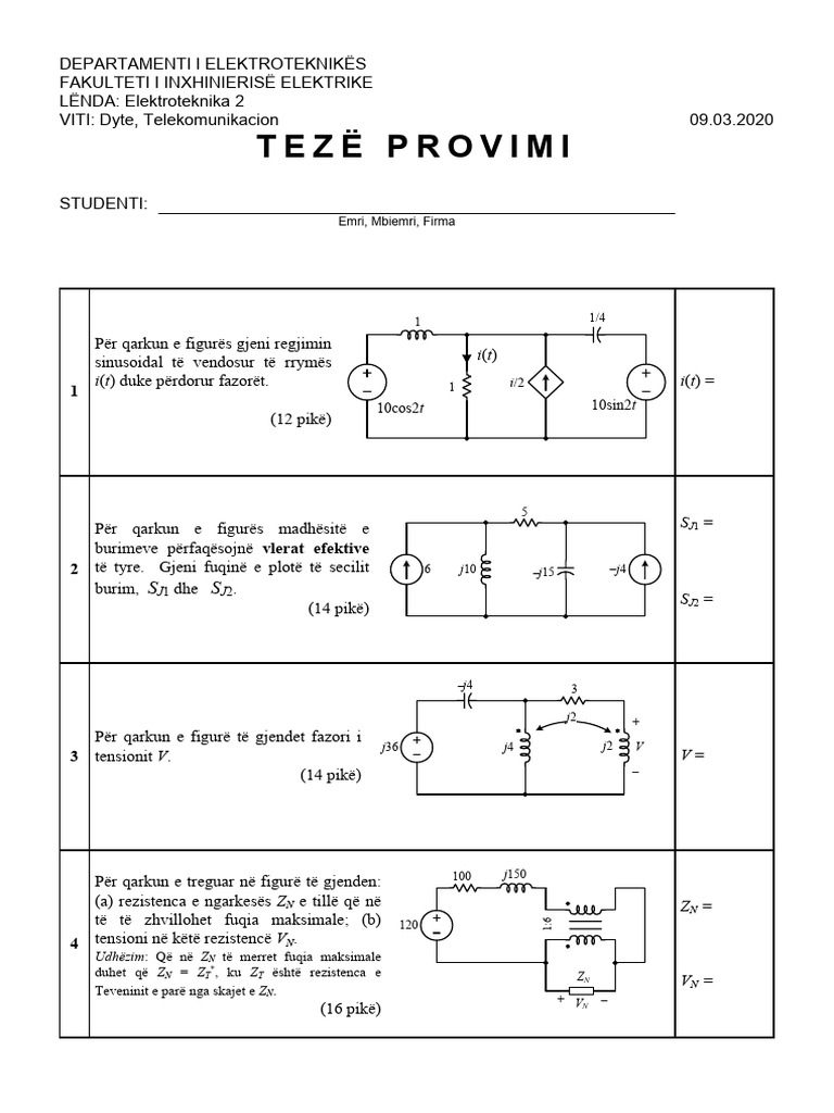 Teze El2 | PDF