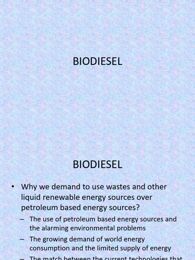 Biodiesel | PDF | Biodiesel | Catalysis