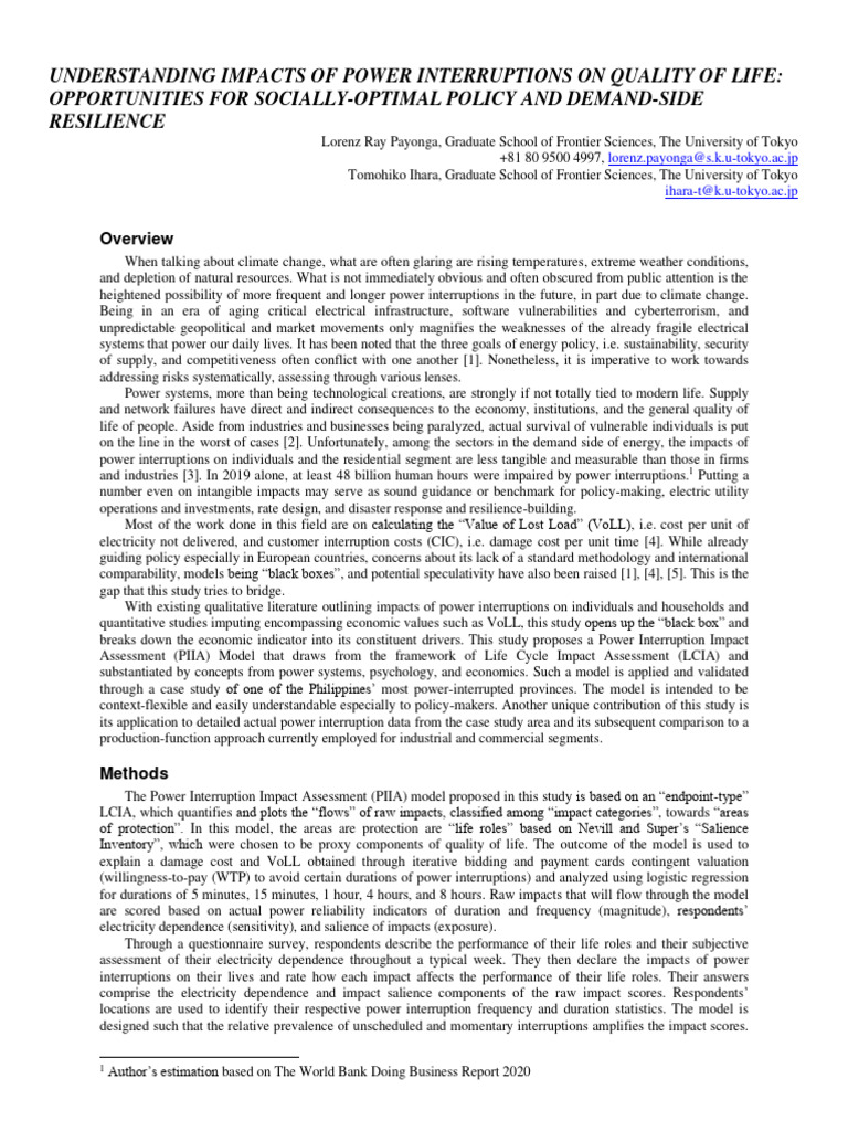 Abstract 532 Lorenz Ray Payonga | PDF | Policy | Life Cycle Assessment