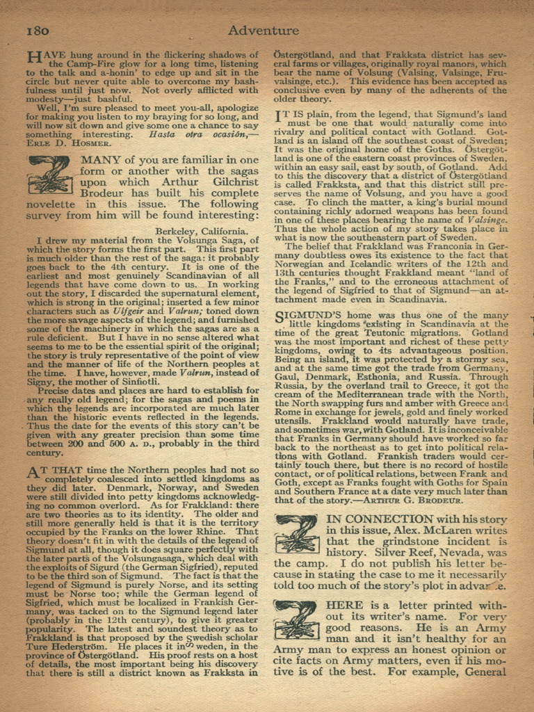 Arthur Gilchrist Brodeur - The Camp-Fire (Vengeance) | PDF