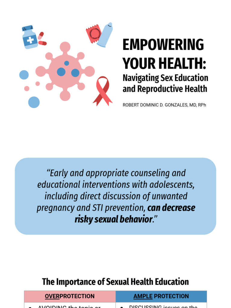 (PSHS) Navigating Sex Education and Reproductive Health | Download Free ...