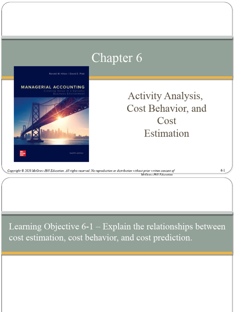 Activity Analysis, Cost Behaviour, Cost Estimation | PDF | Linear Regression | Ordinary Least ...