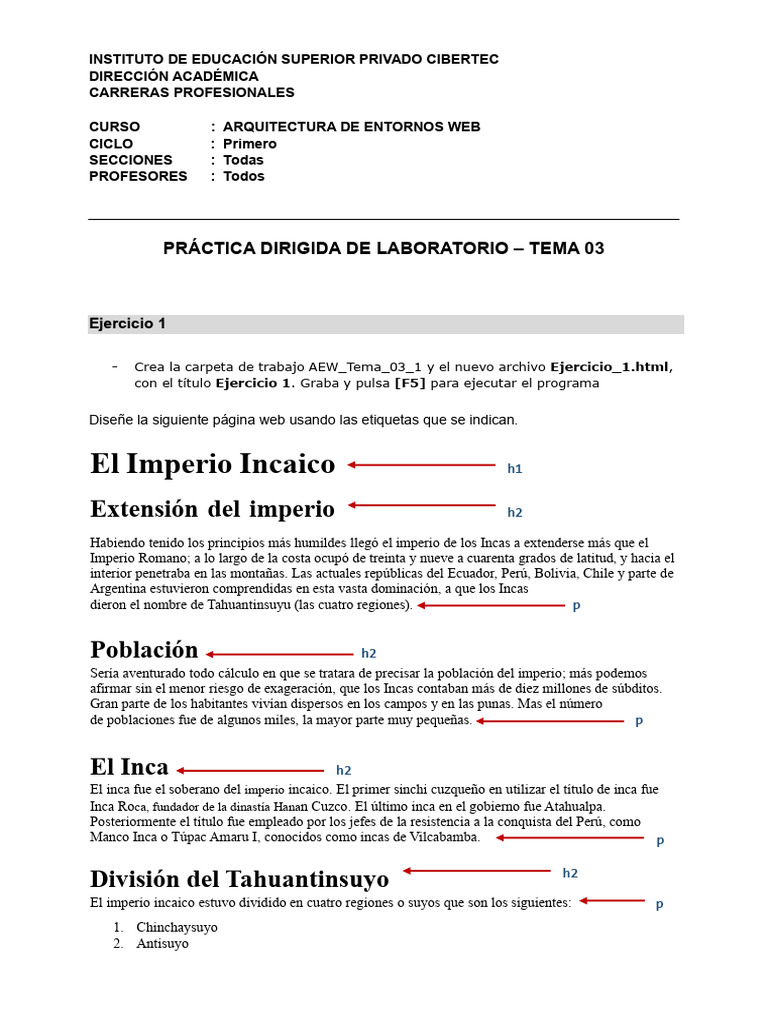 AEW Tema 03 1 | PDF | Imperio Inca | Perú