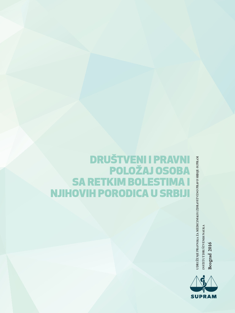 Polozaj Osoba Sa Retkim Bolestima | PDF