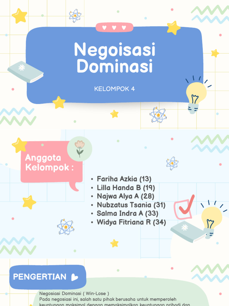 Negosiasi Dominasi: Pengertian dan Contoh | PDF