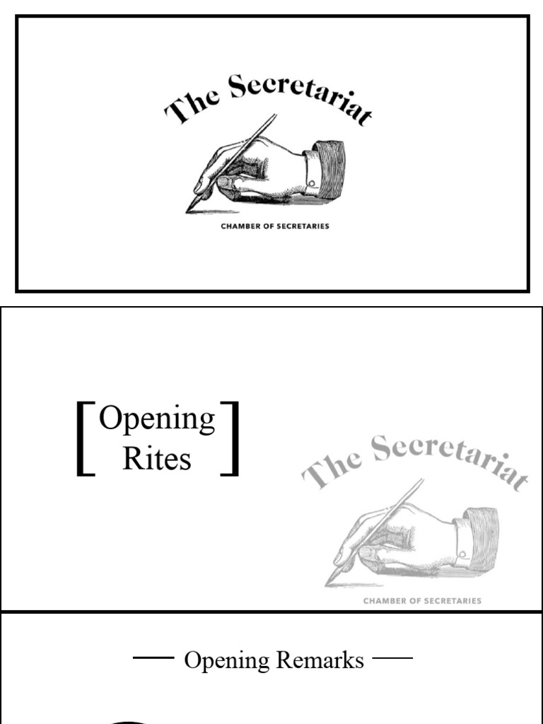 Secretariat | PDF | Career & Growth