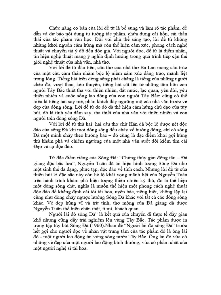 Nguoi Lai Do Song Da | PDF