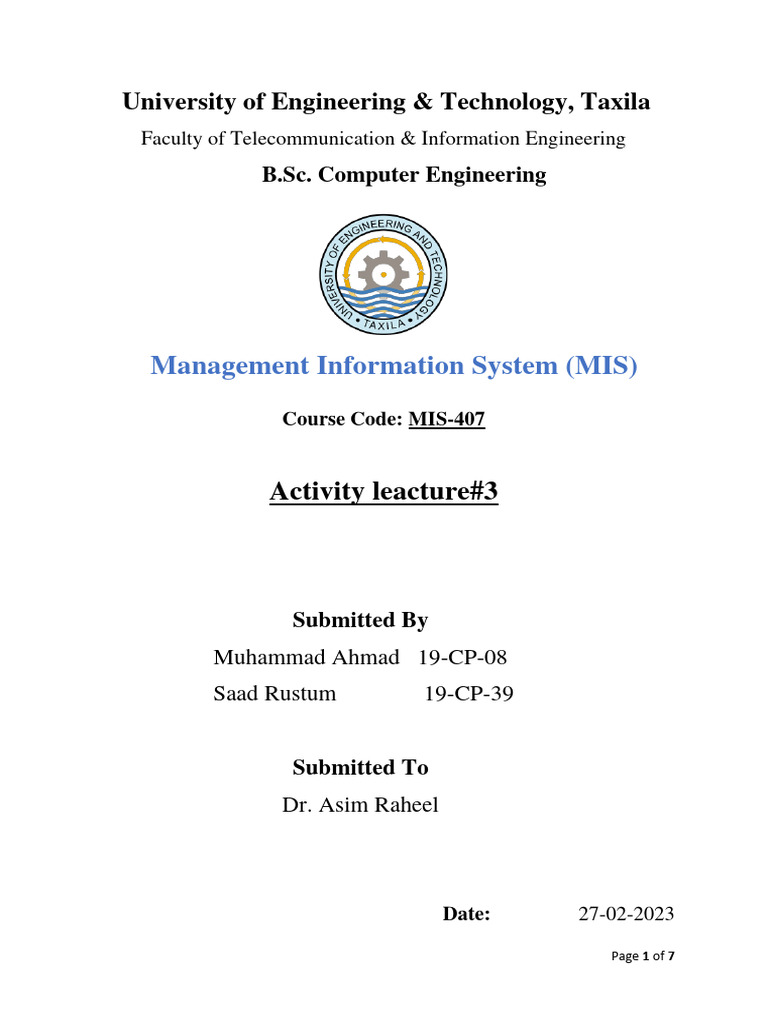 Class Activity 3 (1) | PDF | Printer (Computing) | Total Cost Of Ownership