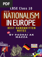 Class 10 History Chapter 1 Detailed Notes | PDF | Nationalism | Europe