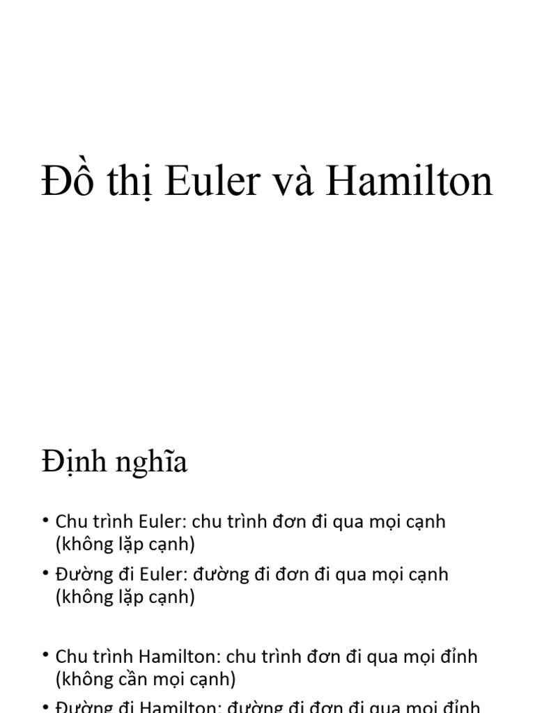 TH - Euler Va Hamilton | PDF