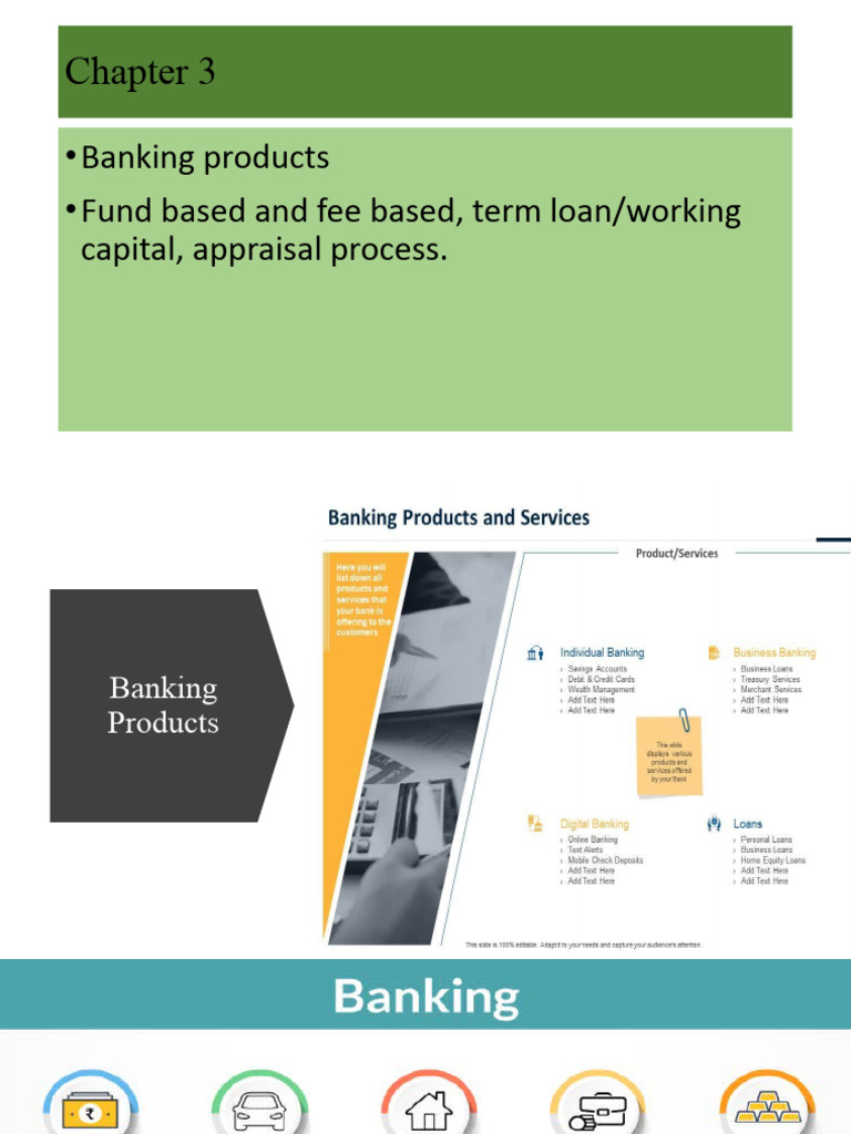 Understanding Banking Products and Loans | PDF