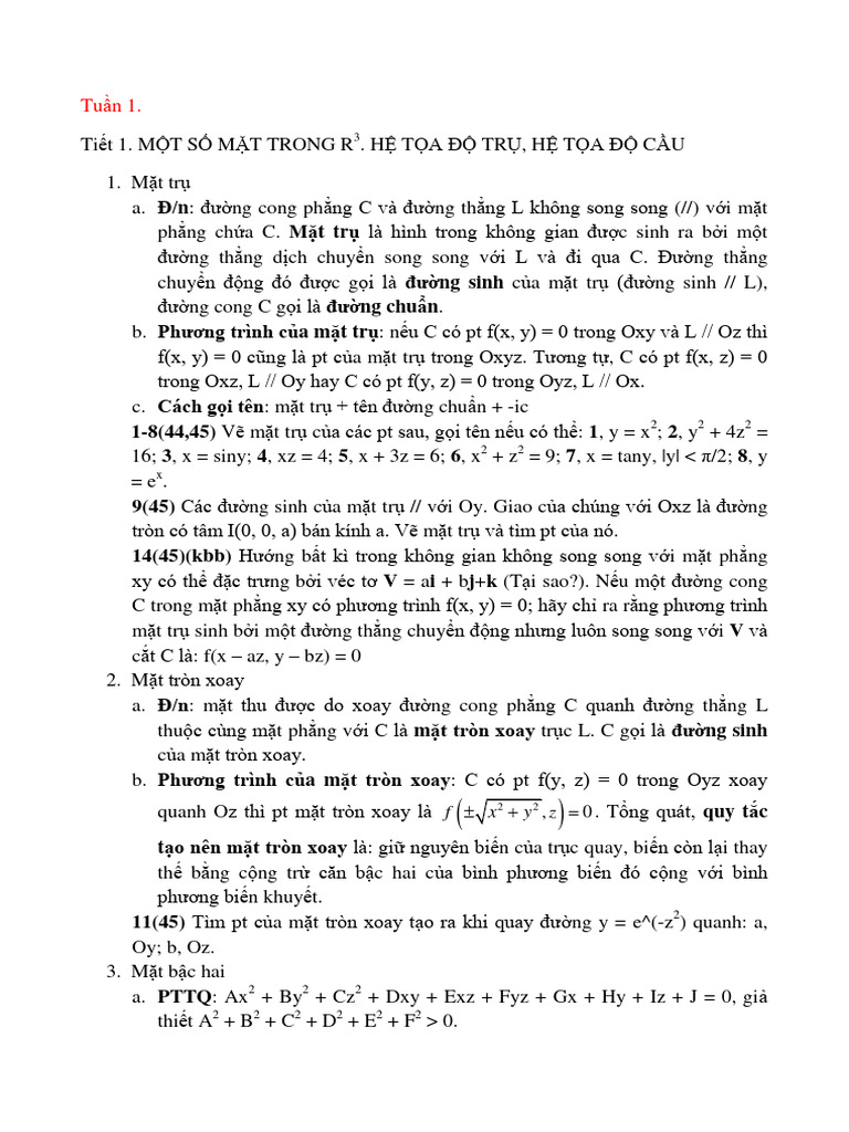 BT Toan 2 Gui SV | PDF