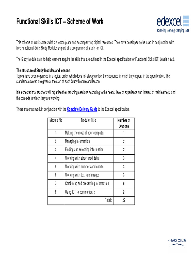 FS ICT Scheme of Work | PDF | Educational Technology | Learning
