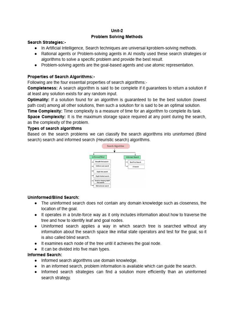 Unit 2 Artificial Intelligence Pdf Computational Complexity Theory Computer Programming 