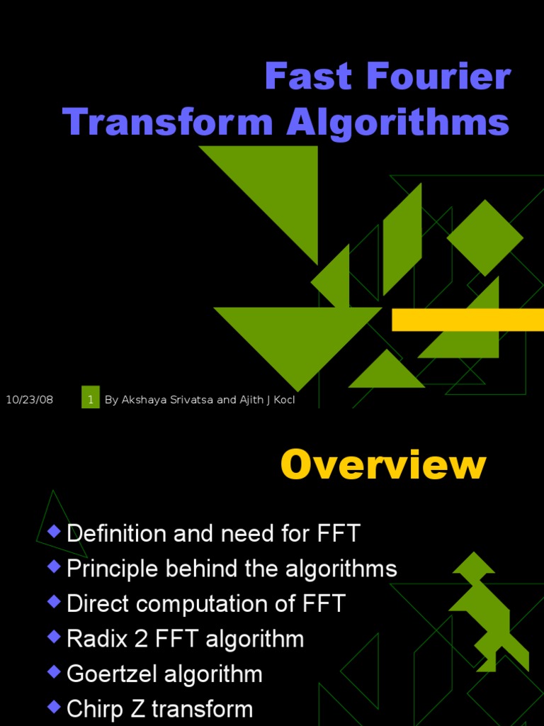 Fast Fourier Transforms | PDF | Fast Fourier Transform | Discrete Fourier Transform