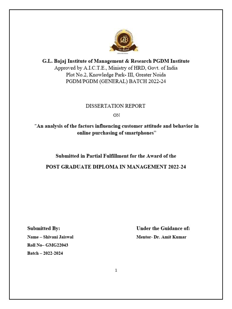 dissertation....-1 | PDF | Online Shopping | E Commerce