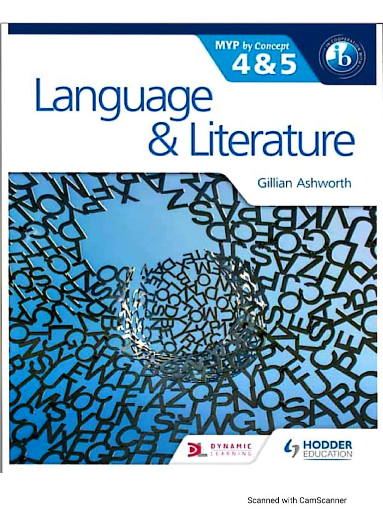 Language and Literature MYP 4&5 Concept Hodder | PDF