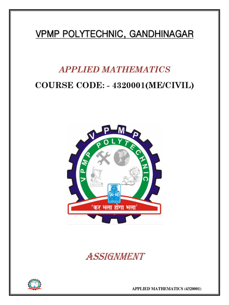 Applied Mathematics Assignment: Matrices and Differentiation | PDF ...