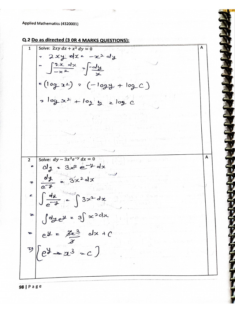 Maths Tutorial 4 | PDF