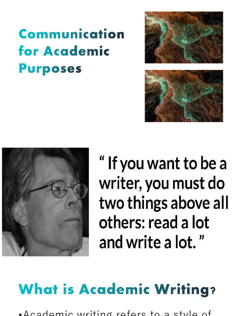 Communication For Academic Purposes (Part 1) | PDF | Sic | Quotation Mark