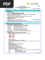Safety Data Sheet for Cosmetic Products | PDF | Dangerous Goods | Toxicity