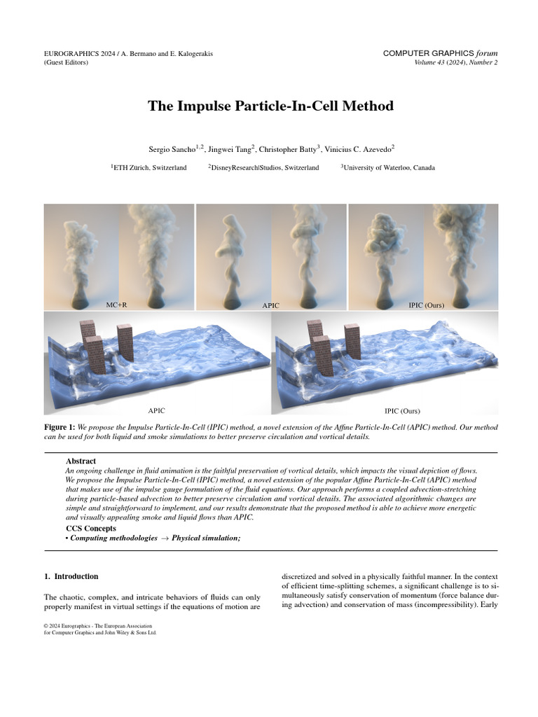 The Impulse Particle in Cell Method Paper | Download Free PDF | Fluid Dynamics | Computational ...