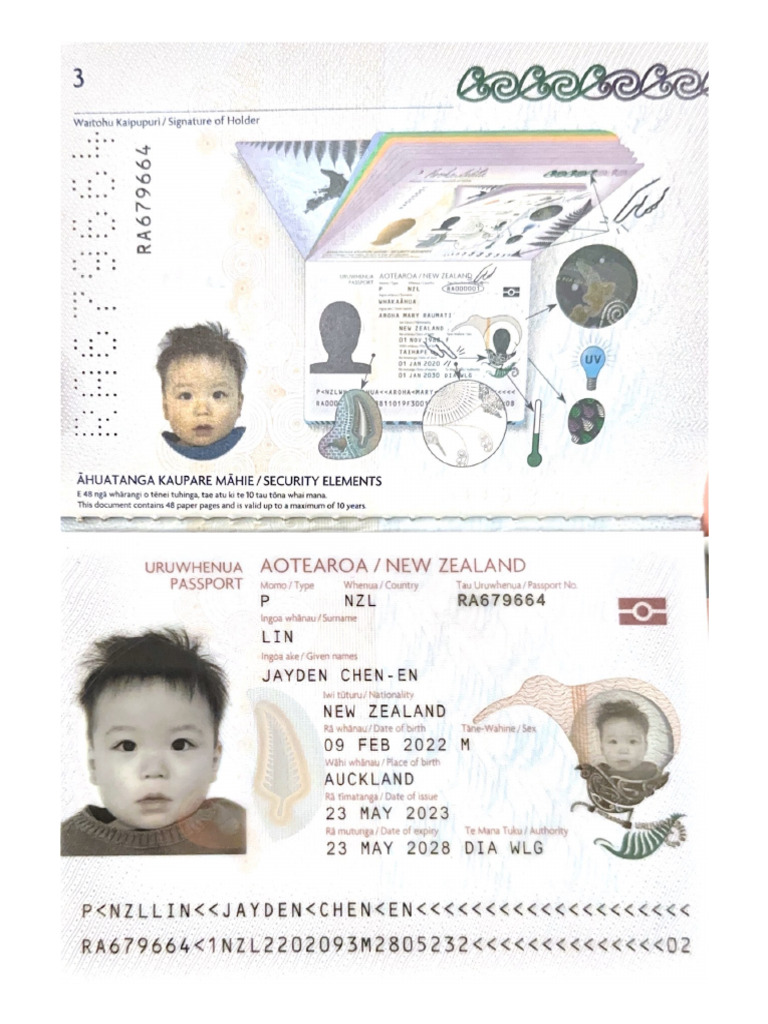 Jayden's Passport Scan | PDF