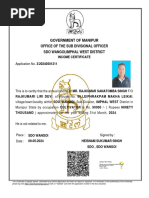 Income Certificate | PDF