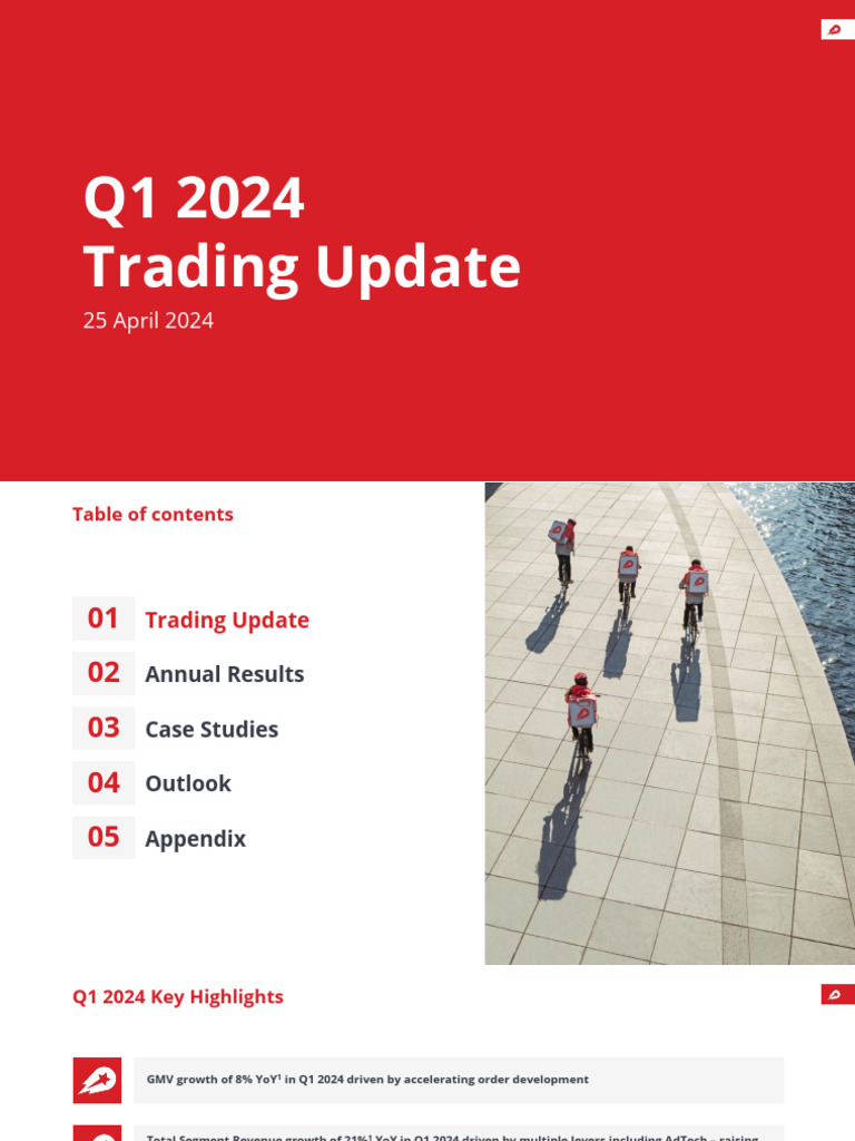 Q1 2024 Trading Update and Outlook | PDF | Business Economics | Economies