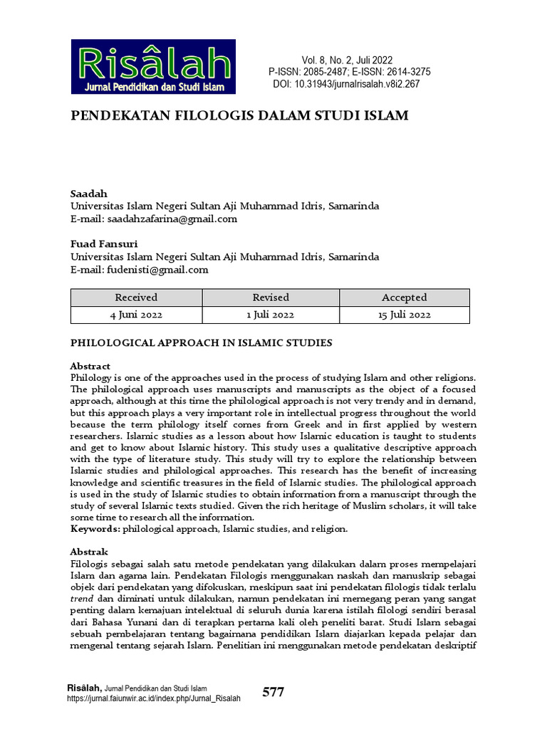 10 Saadah 577-589 | PDF | Ilmu Sosial