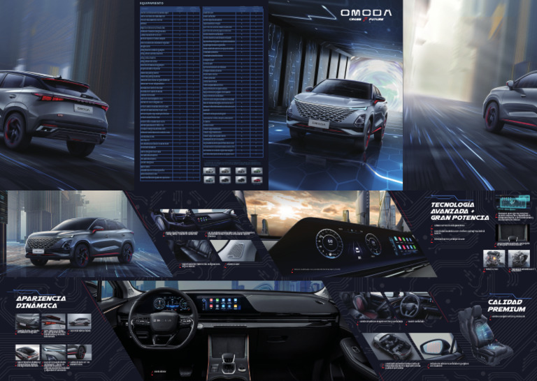 Omoda 5 OMODA-5 - CATALOGO | PDF | Airbag | Tecnología de vehículos