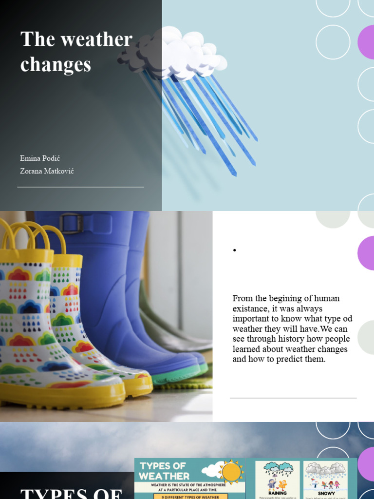 weather changes | PDF | Meteorology | Humidity