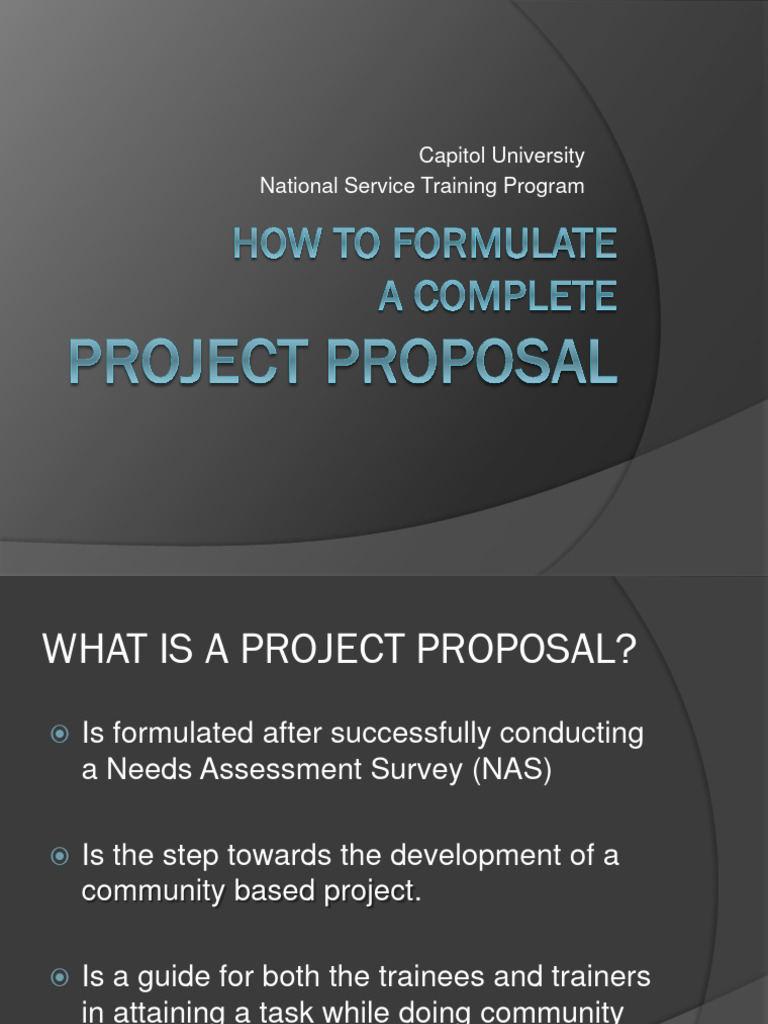 Project Proposal NSTP 2024 | PDF | Needs Assessment