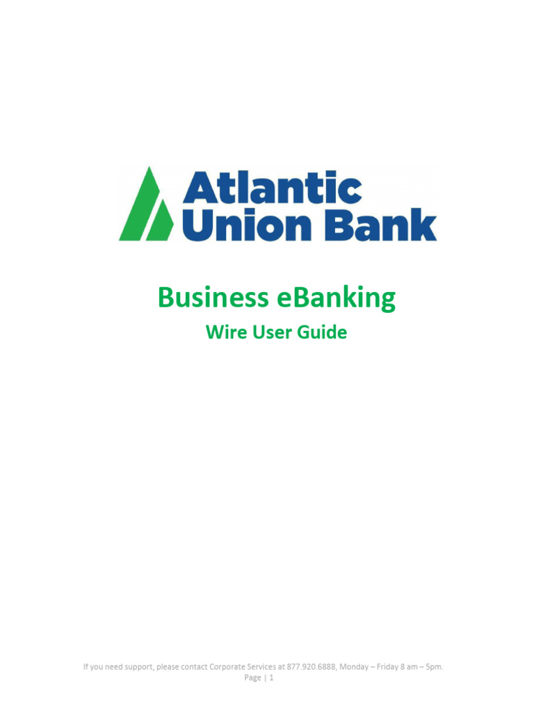 Business-eBanking-Online-Wire-Transfer-User-Guide | PDF | Wire Transfer ...